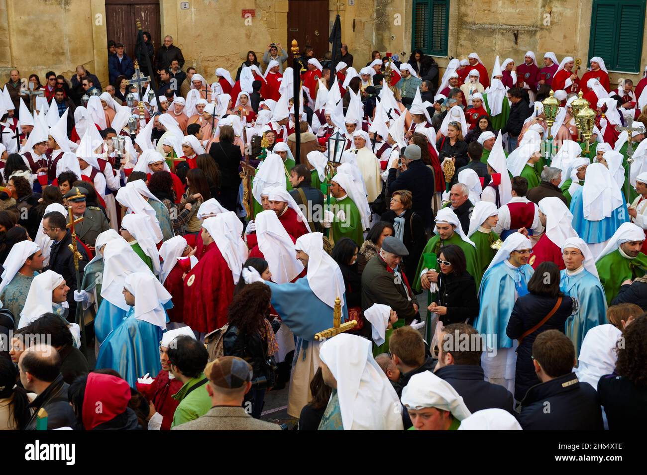 Italy, Sicily, Enna, Procession of Good Friday Stock Photo - Alamy