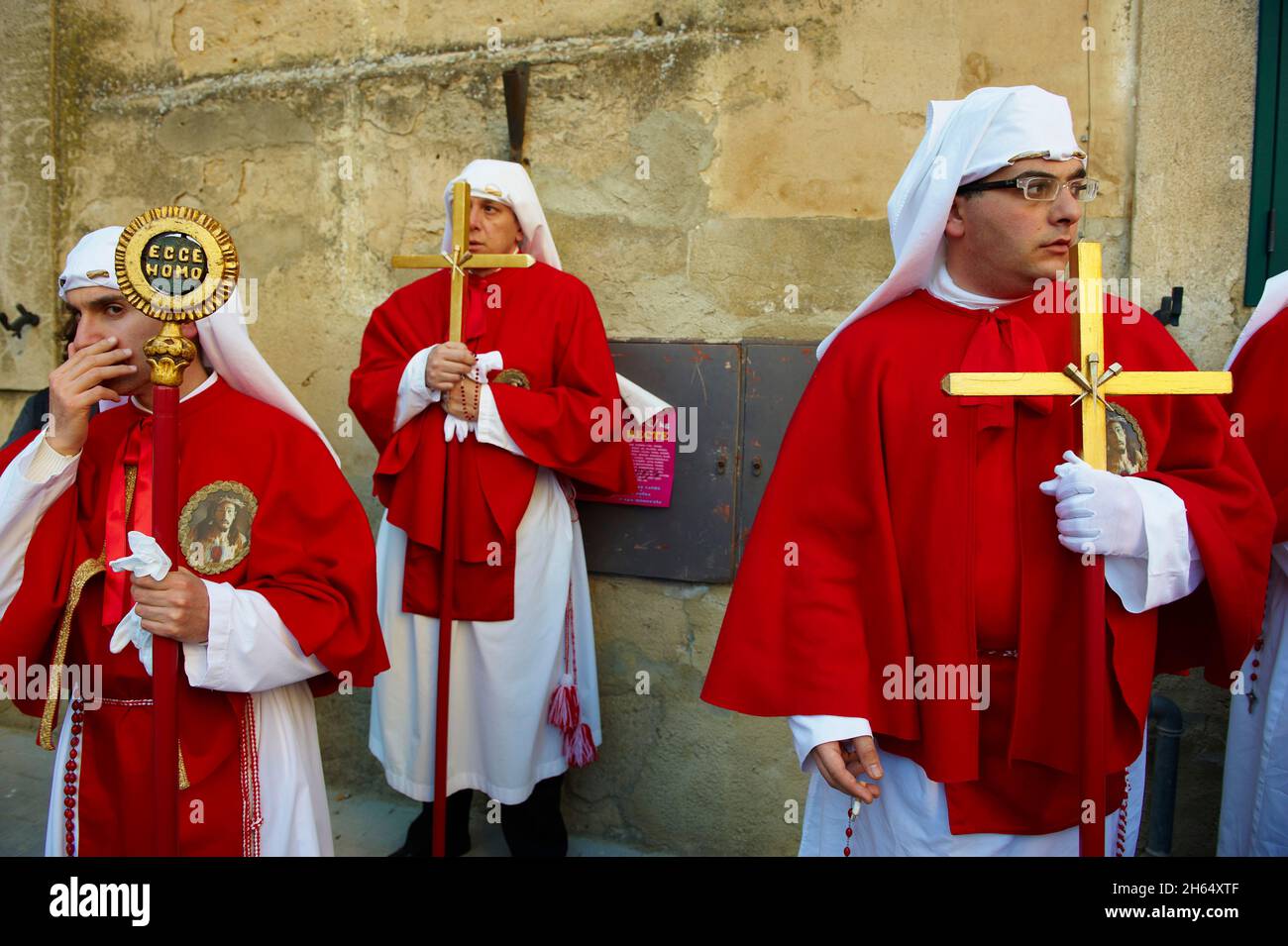 Italy, Sicily, Enna, Procession of Good Friday Stock Photo - Alamy