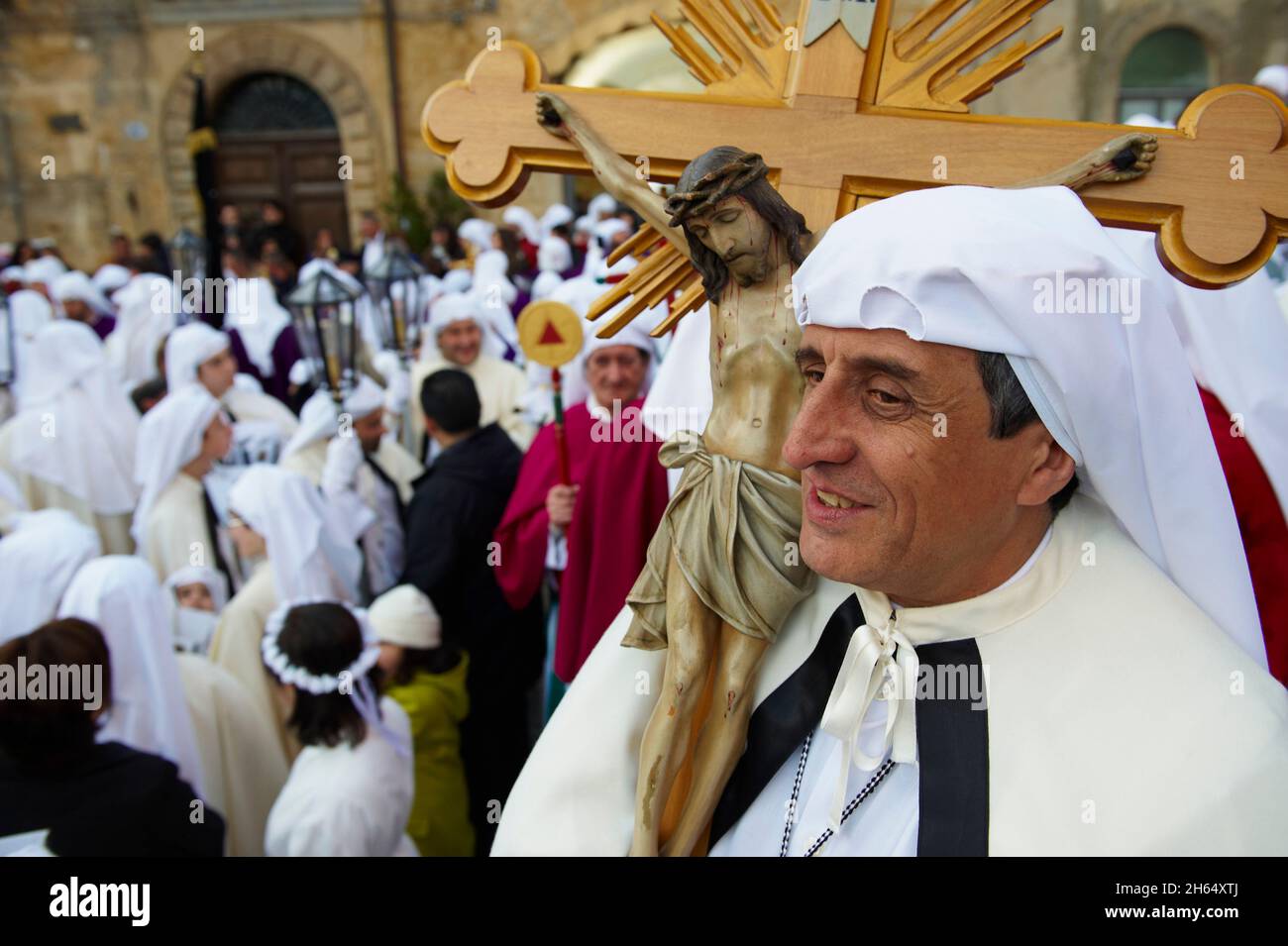Italy, Sicily, Enna, Procession of Good Friday Stock Photo - Alamy