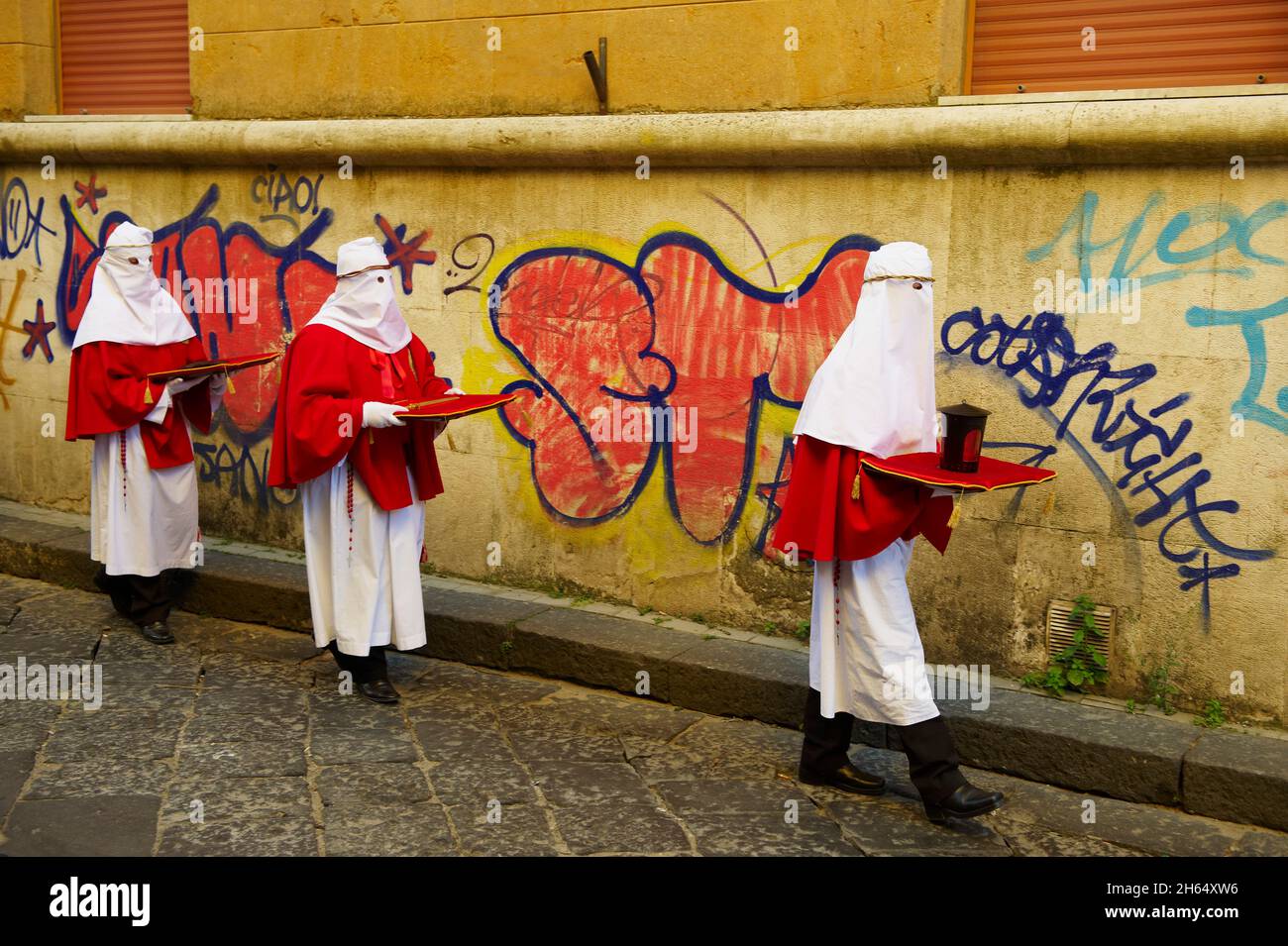 Italy, Sicily, Enna, Procession of Good Friday Stock Photo - Alamy