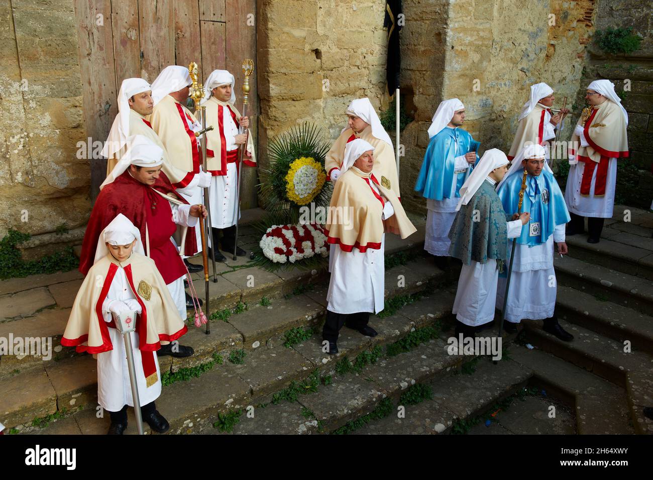 Italy, Sicily, Enna, Procession of Good Friday Stock Photo - Alamy