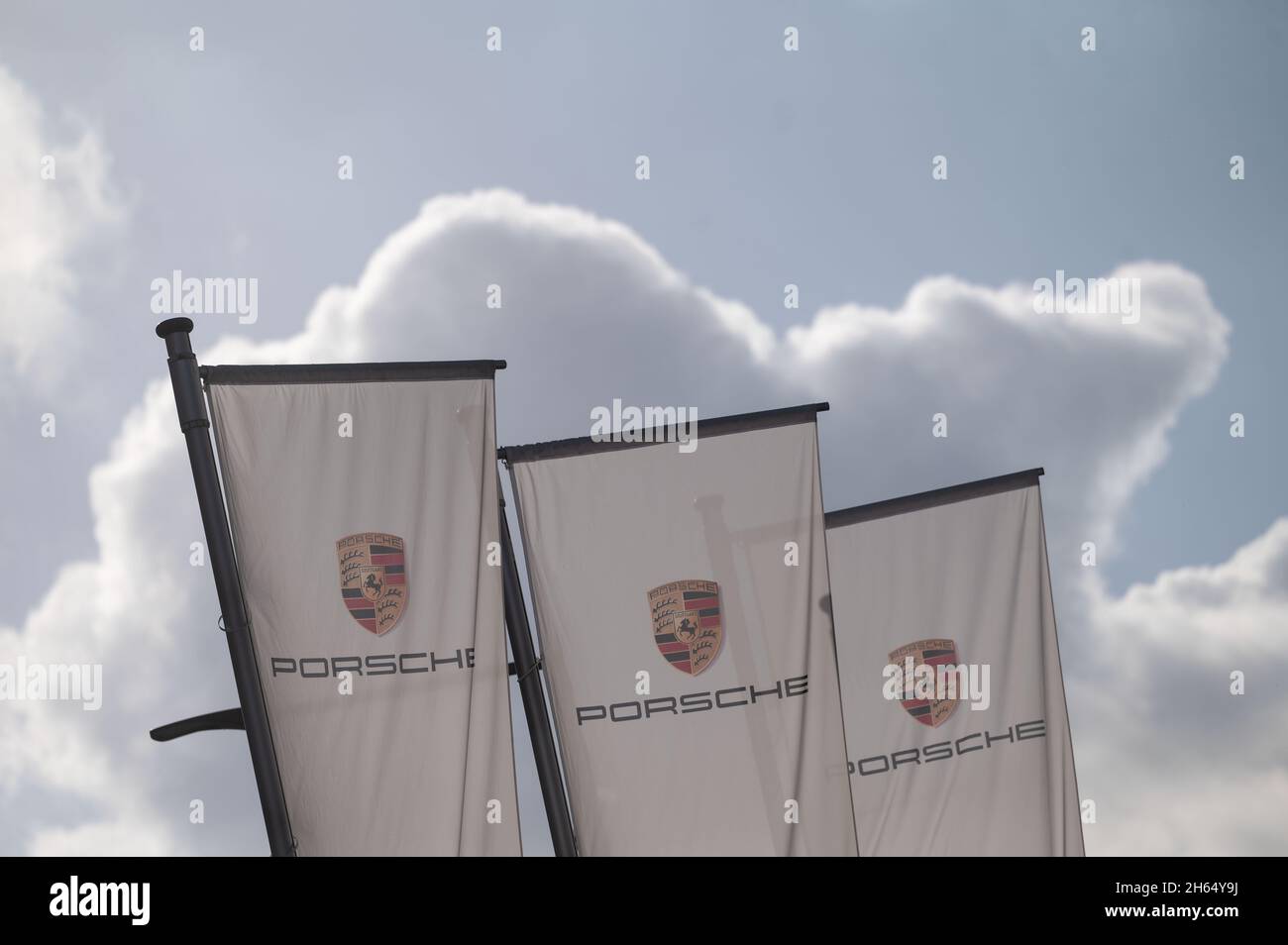 Stuttgart, Germany. 08th Nov, 2021. The Porsche AG logo can be seen on ...