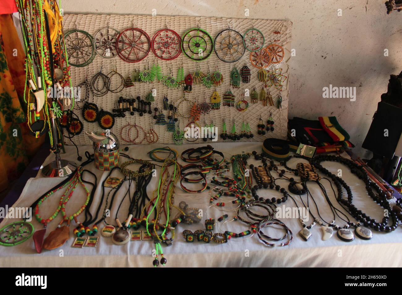 A variety of handmade products in Thelma Boettrich's shop. She grows ...