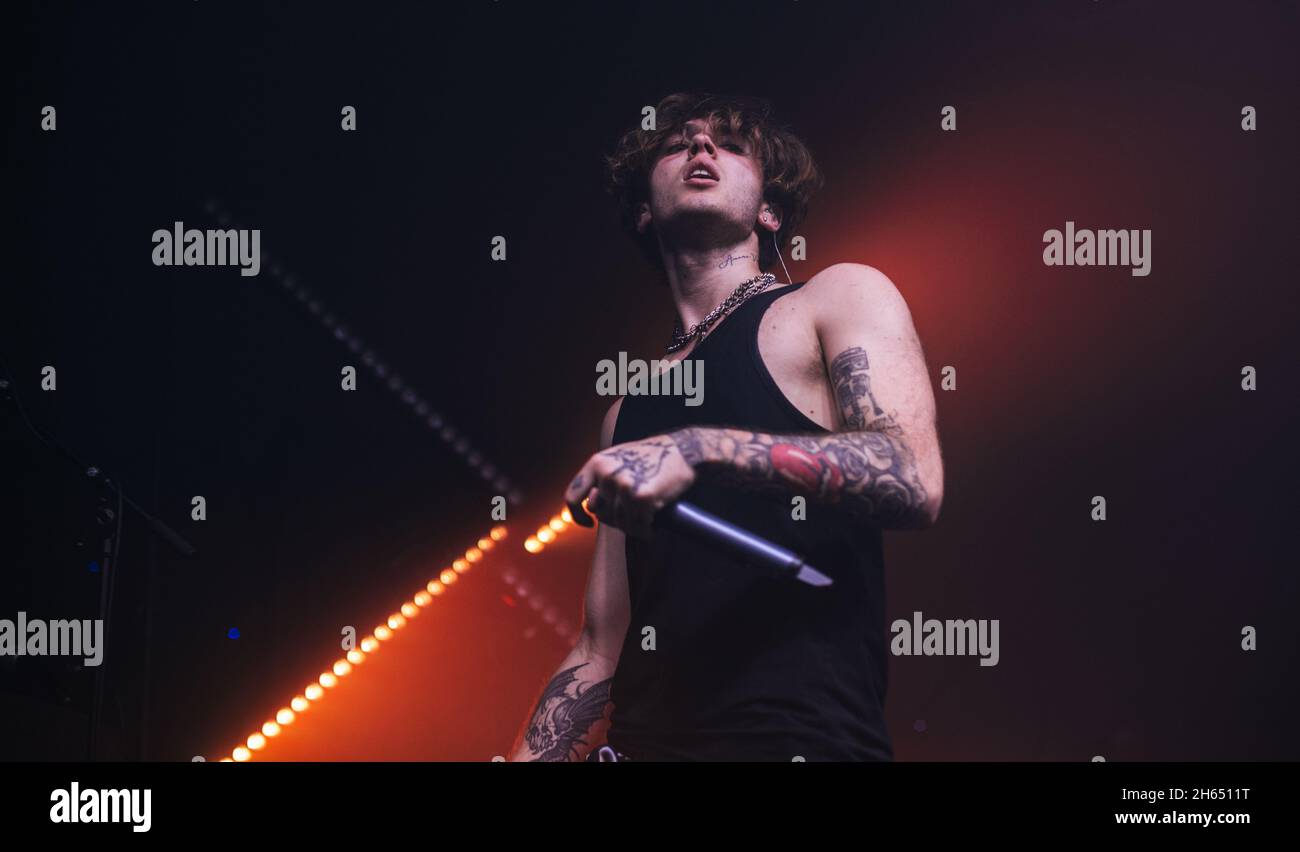 Kid Brunswick live at Manchester Academy Uk, 28th October 2021 Stock ...