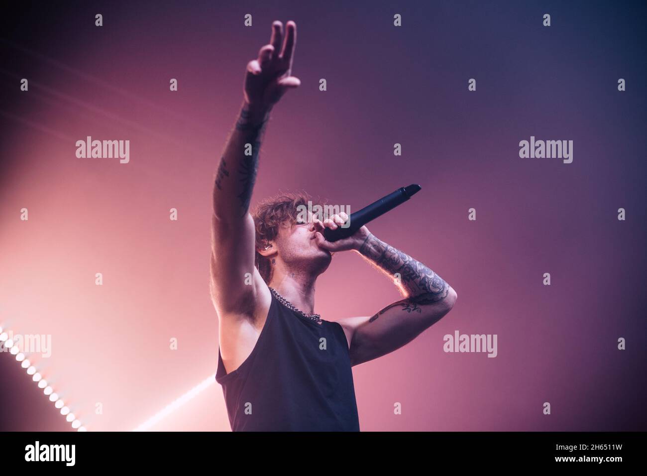 Kid Brunswick live at Manchester Academy Uk, 28th October 2021 Stock ...