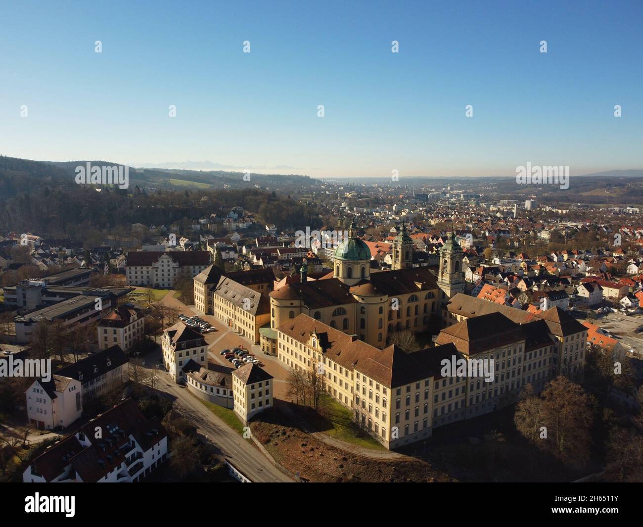 Weingarten, Germany: View at the basilika Stock Photo - Alamy