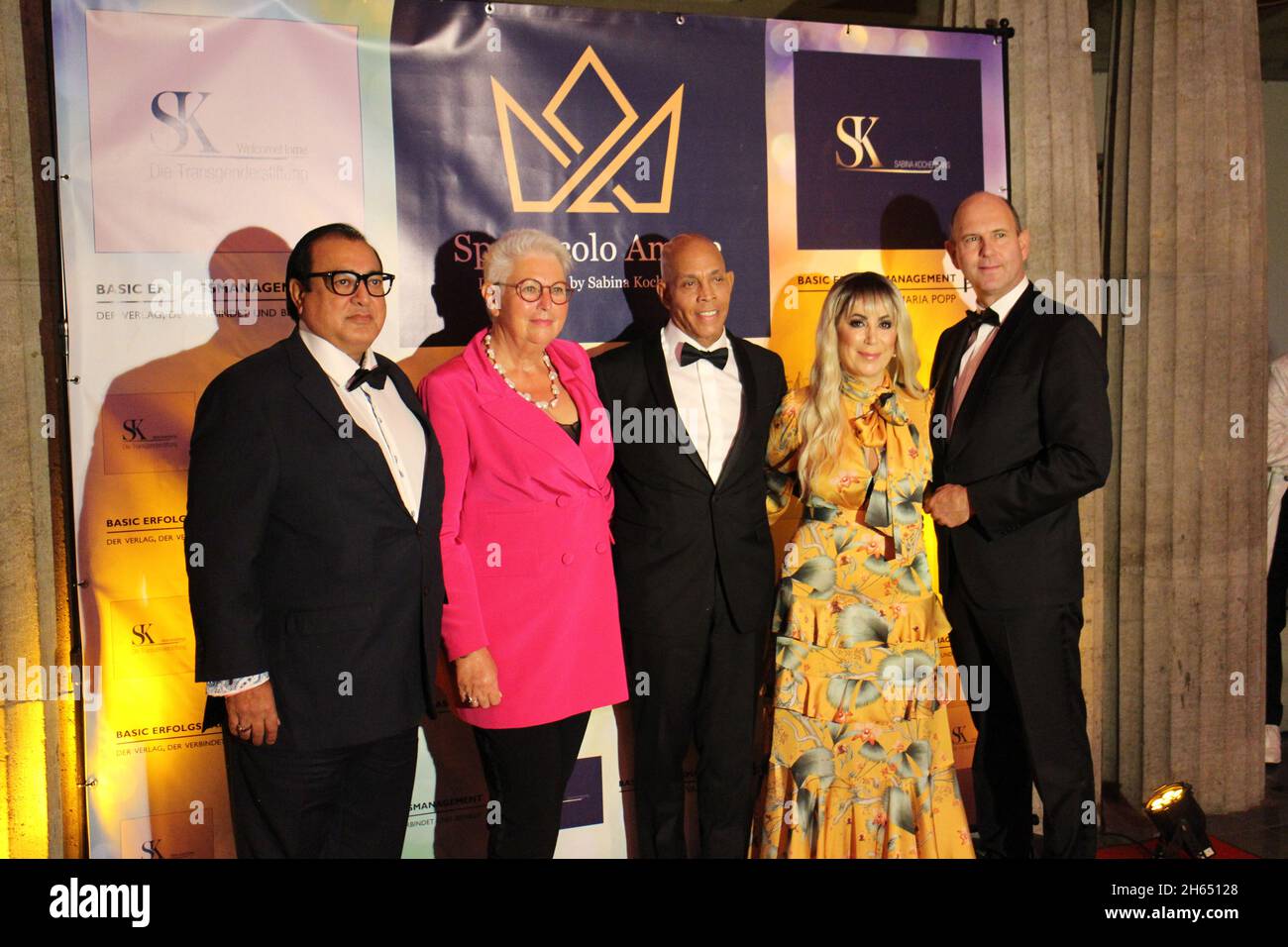 Rehan Syed,Eva-Maria Popp,Ray Charles Jr.,Ayfer Arslan und Marten Bleijenberg bei der Charity ...