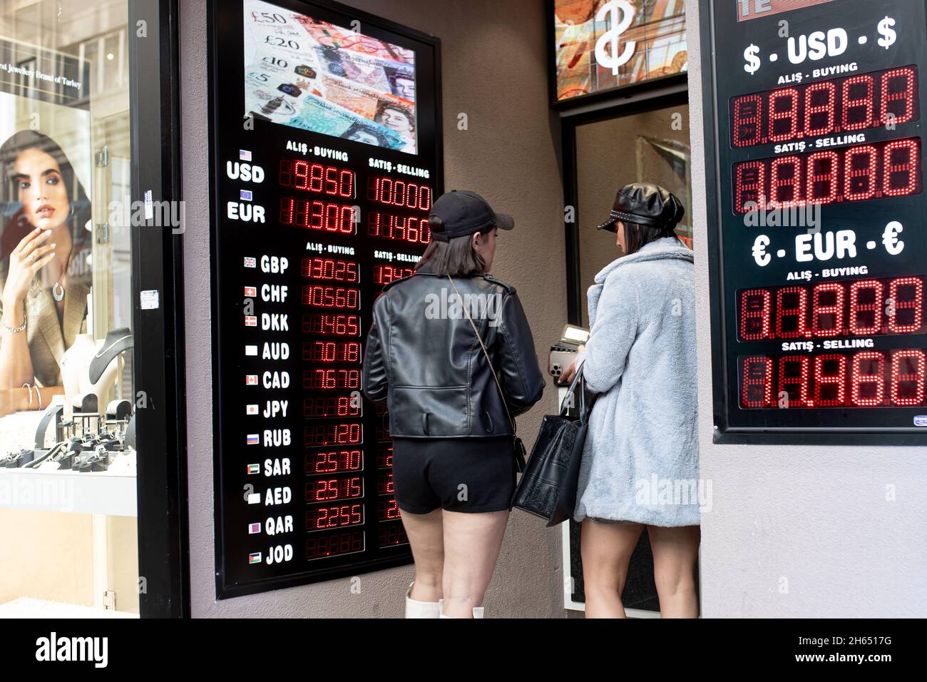 ISTANBUL TURKEY - 11-13-2021 Turkish Lira (TRY) has seen further ...