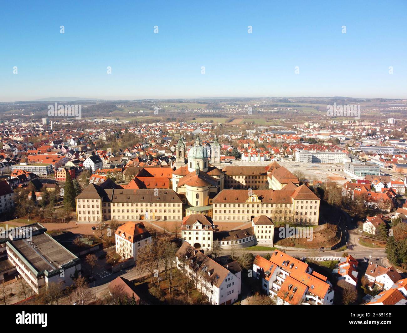 Weingarten, Germany: View at the basilika Stock Photo - Alamy