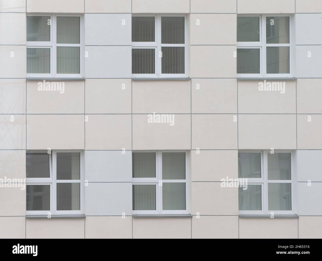Background windows in a modern building made of tiles Stock Photo - Alamy
