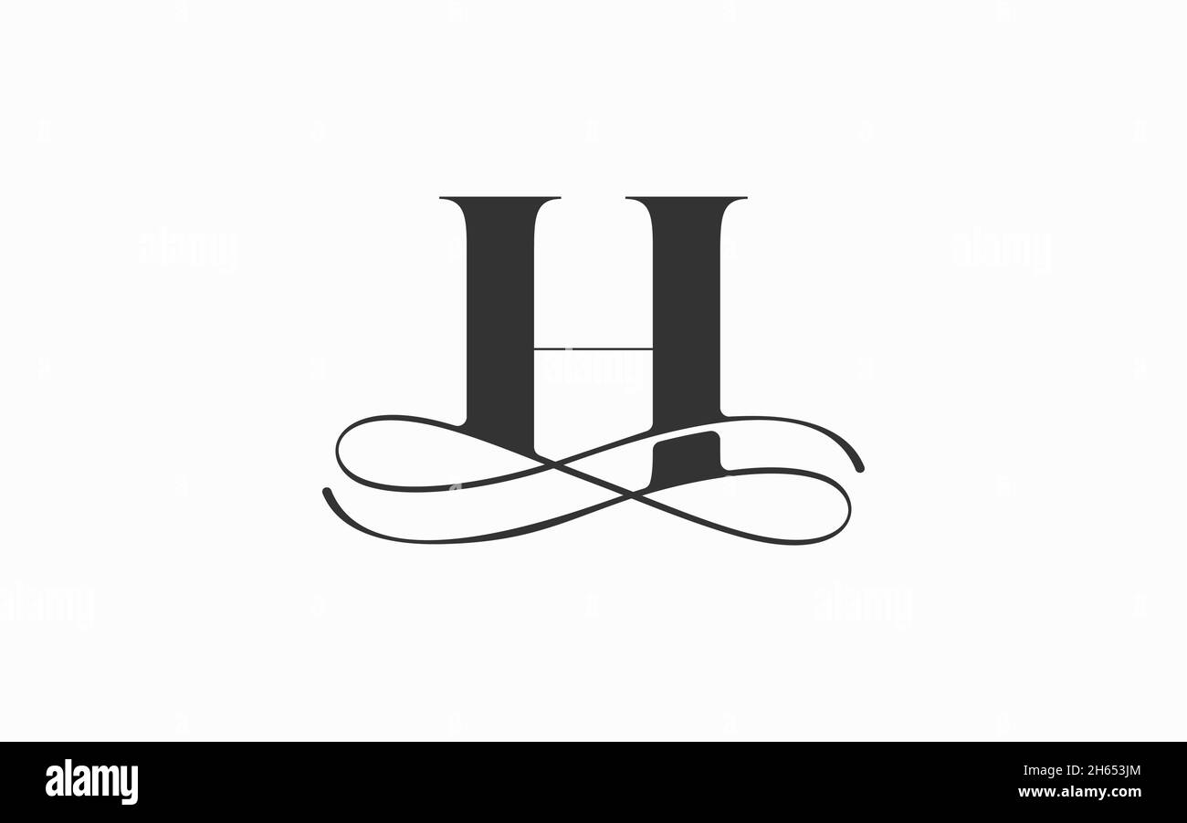initial letter H monogram logo icon Stock Vector Image & Art - Alamy