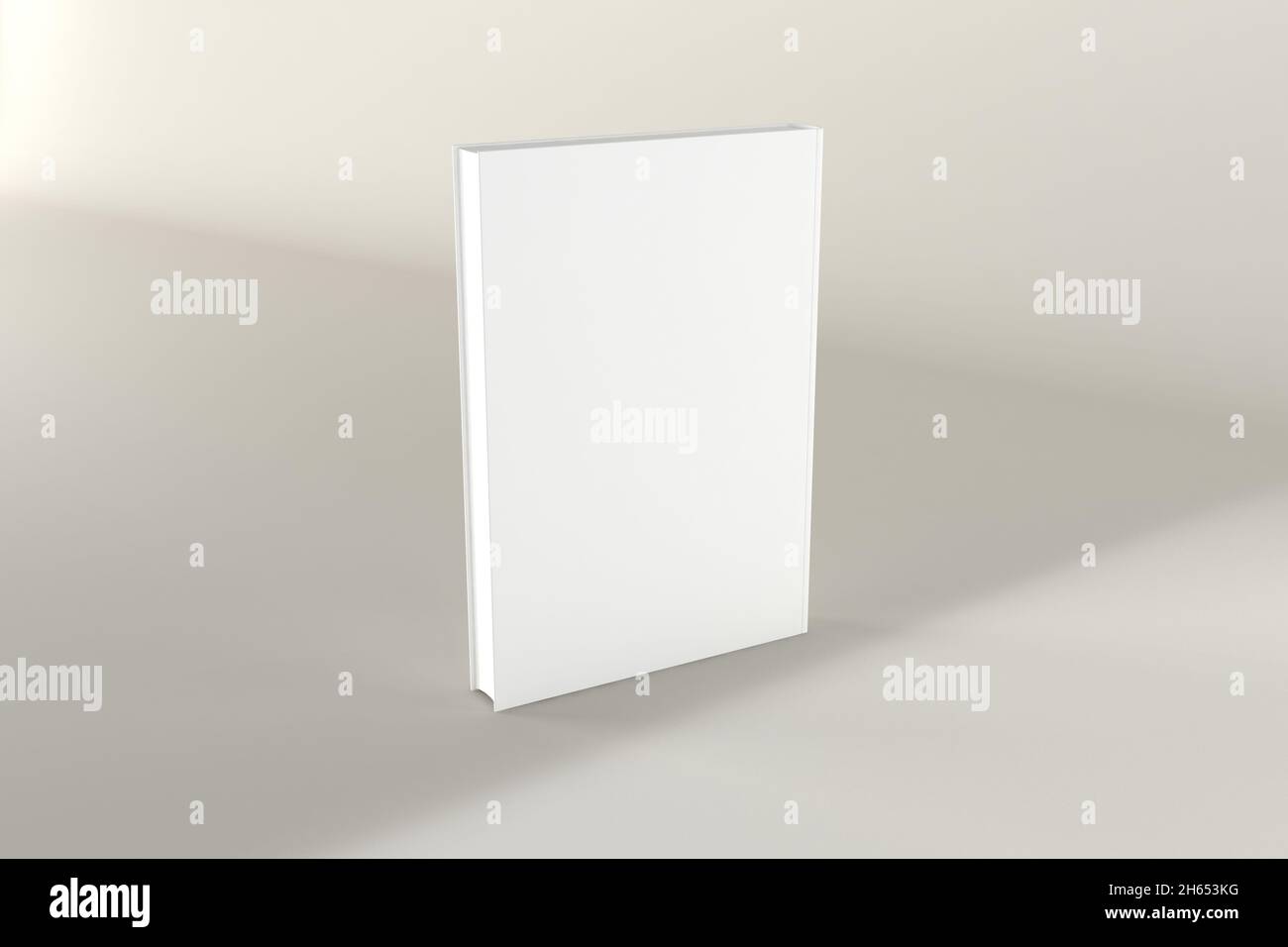 3d rendering of a stack of A4 papers with copy space over a white background Stock Photo - Alamy