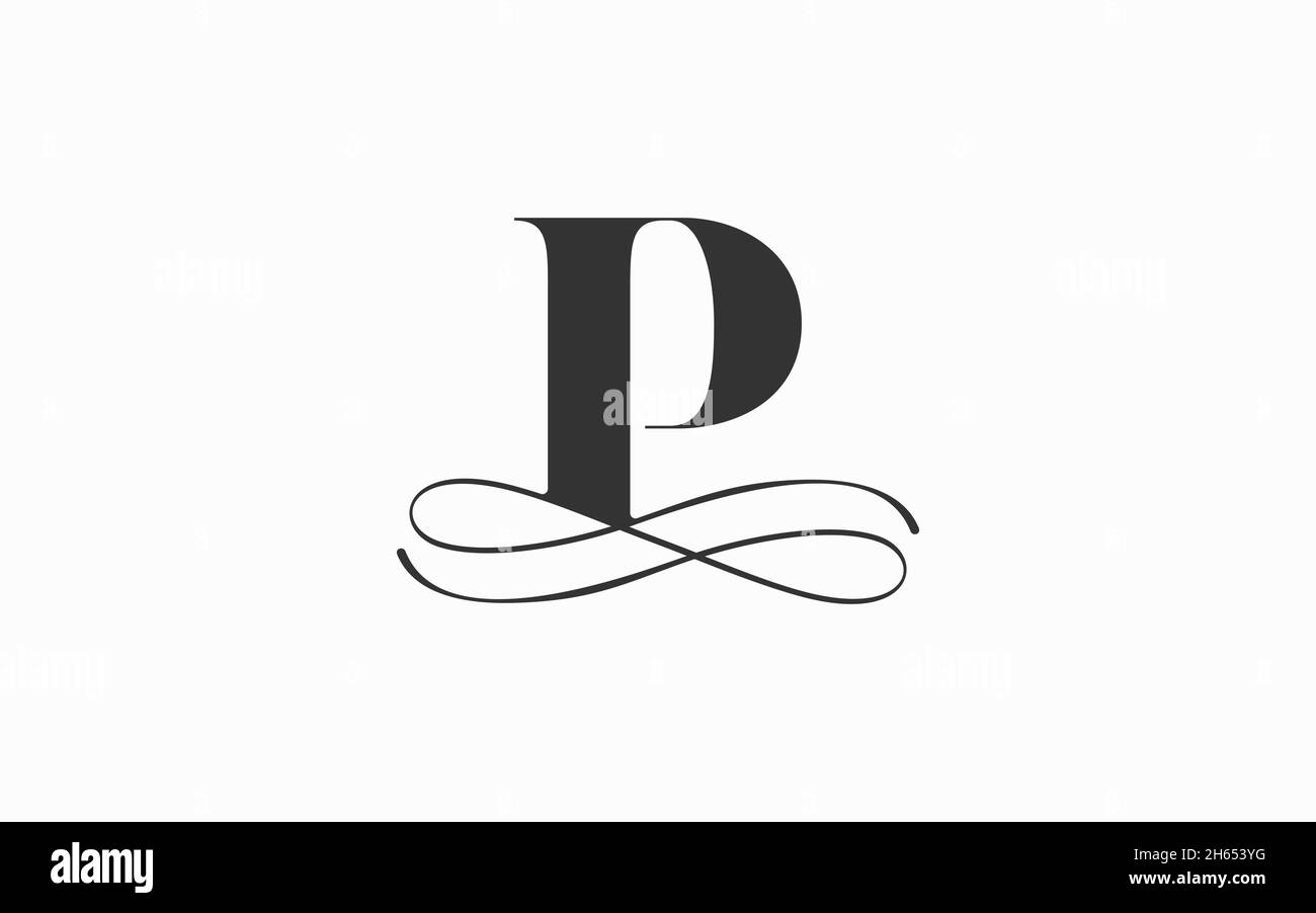 initial letter P monogram logo icon Stock Vector Image & Art - Alamy