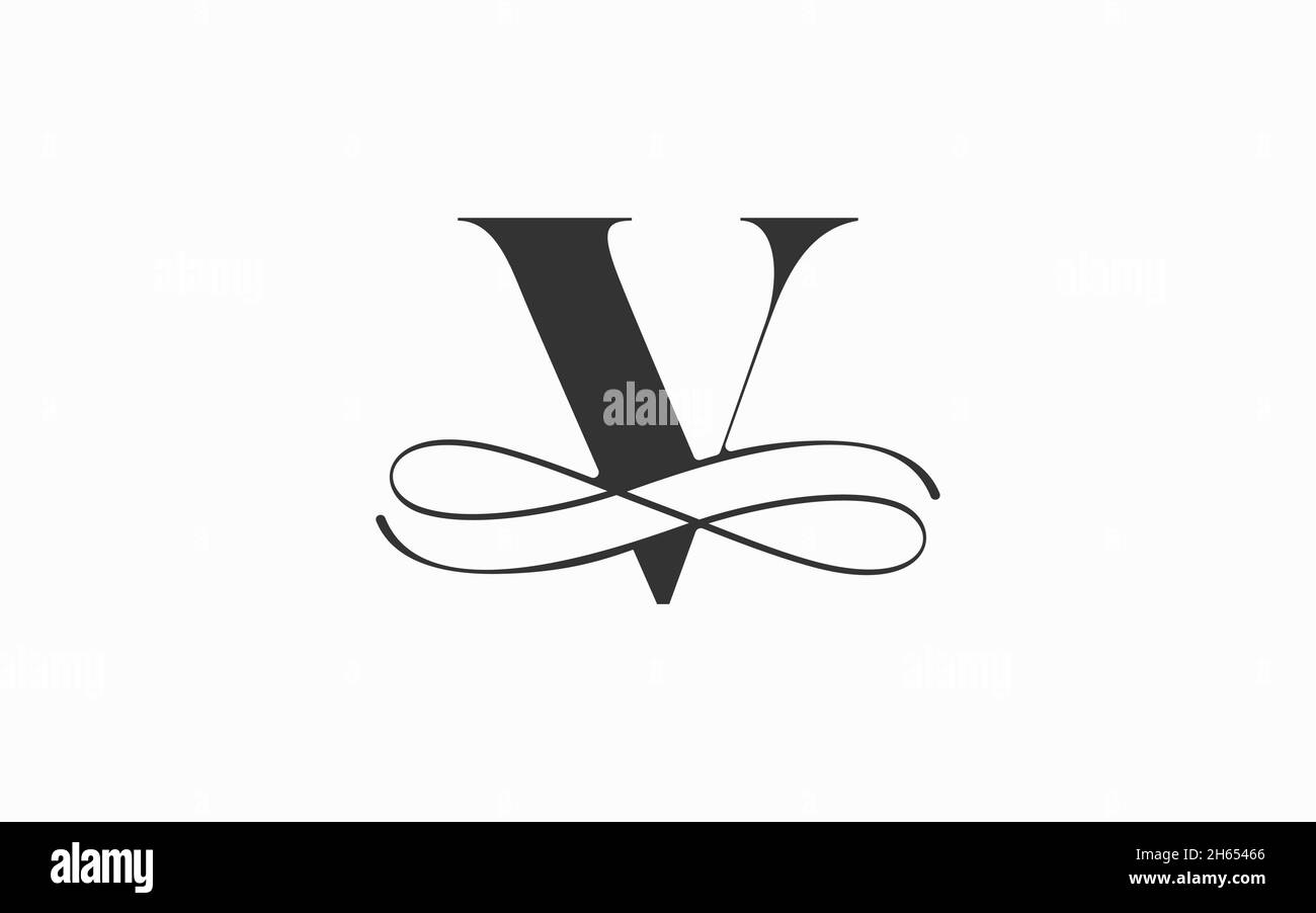 initial letter V monogram logo icon Stock Vector Image & Art - Alamy