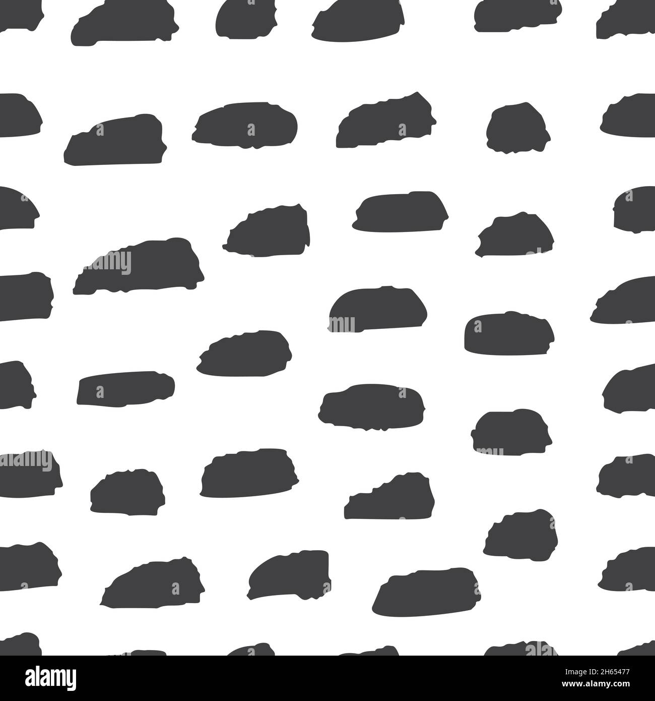 Dry brush seamless pattern with Watercolor Grunge Effect. Hand Painted ...