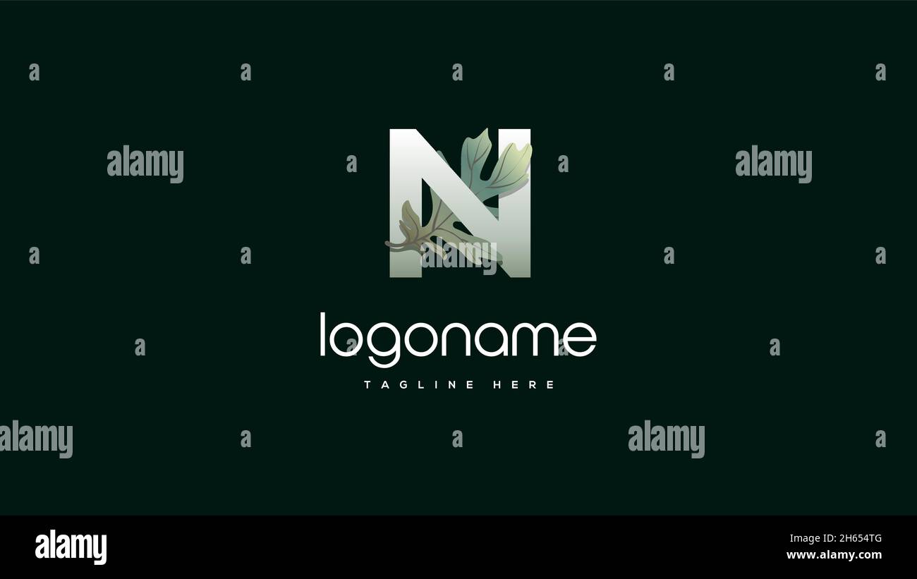 N colors logo Stock Vector Images - Alamy