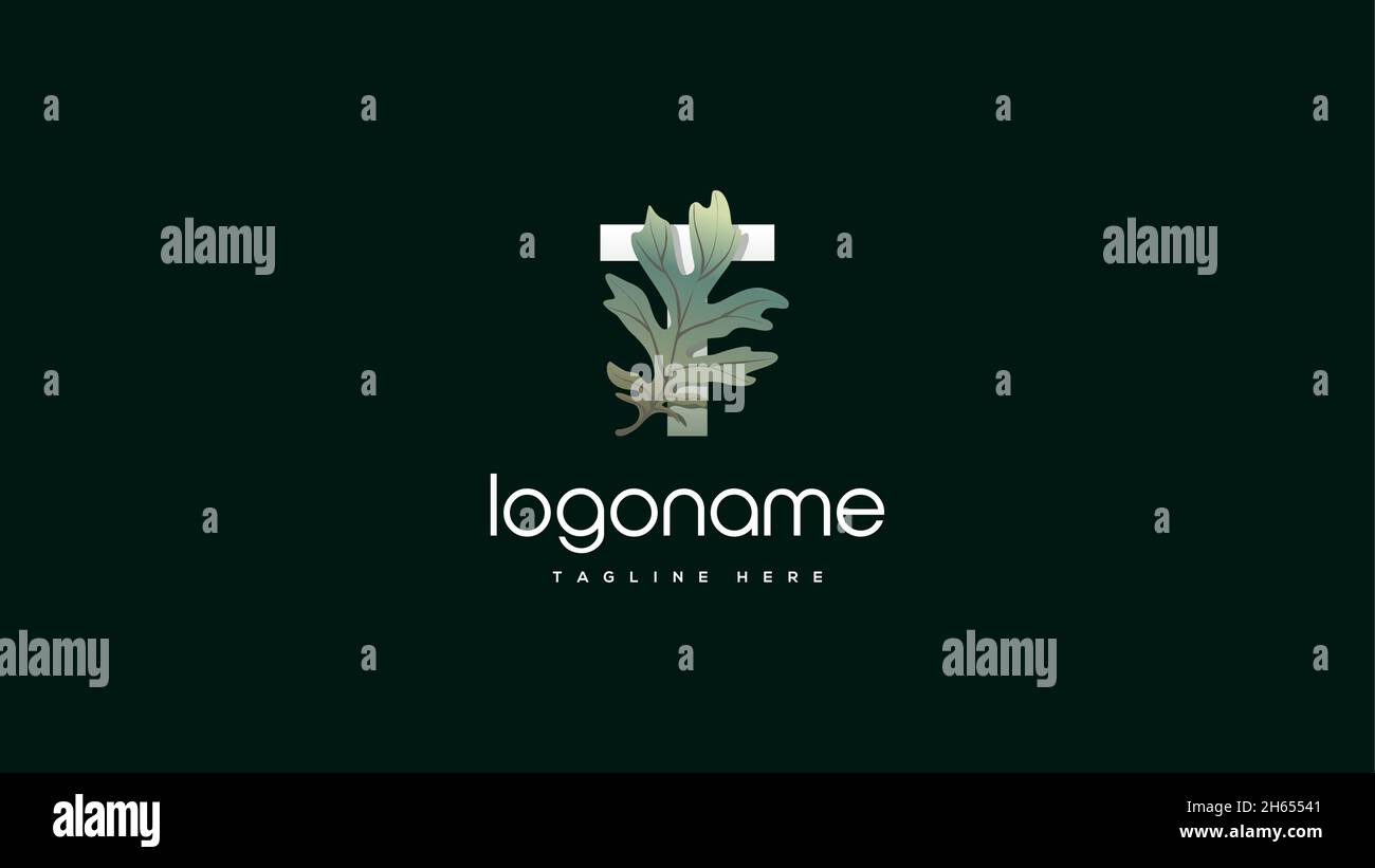 Oak leaf logo hi-res stock photography and images - Alamy