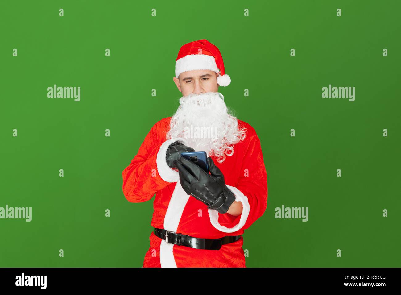 Santa green screen hi-res stock photography and images - Alamy