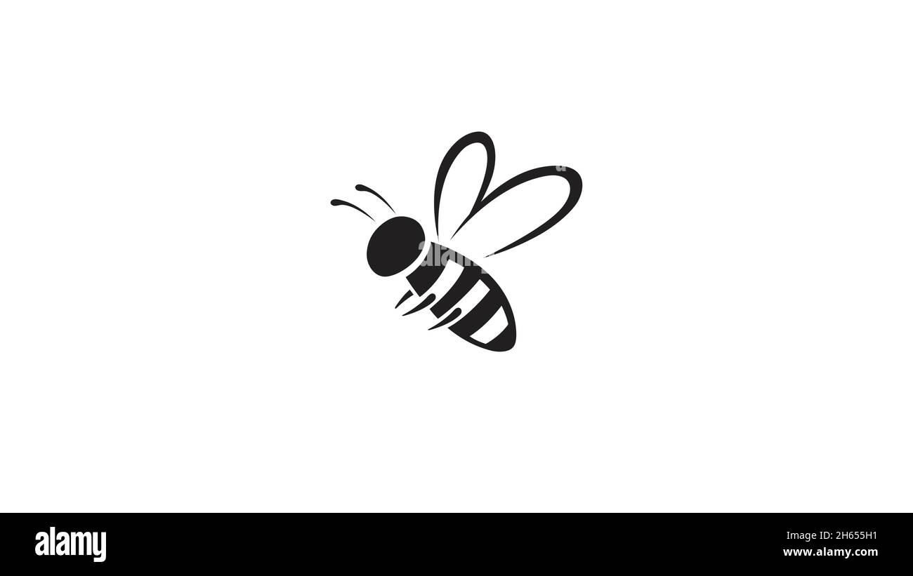 Creative Bee Insect Abstract Logo Vector Symbol Icon Design Illustration Stock Vector Image ...