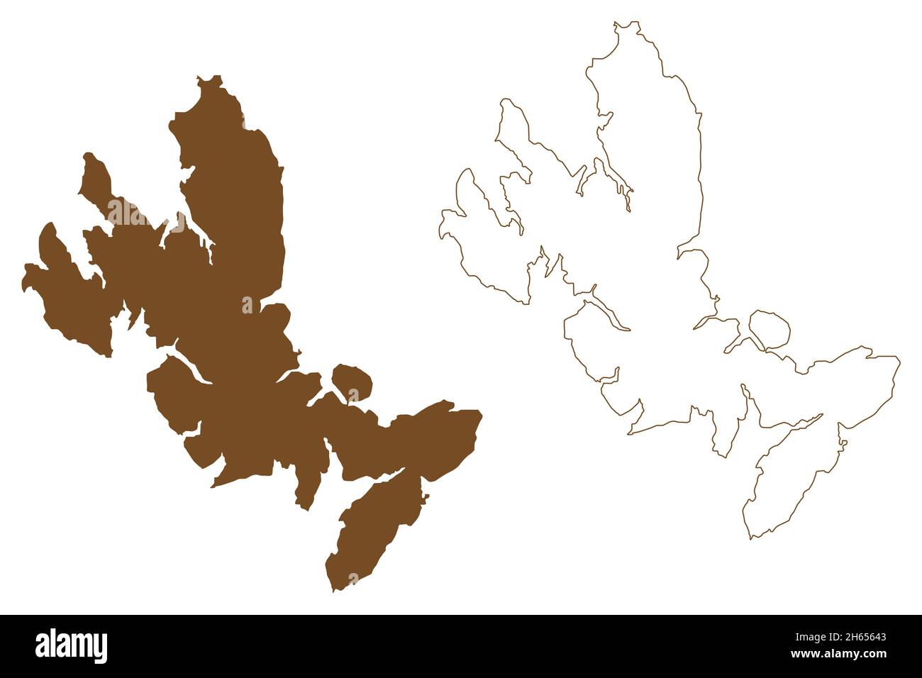 Skye island (United Kingdom of Great Britain and Northern Ireland ...