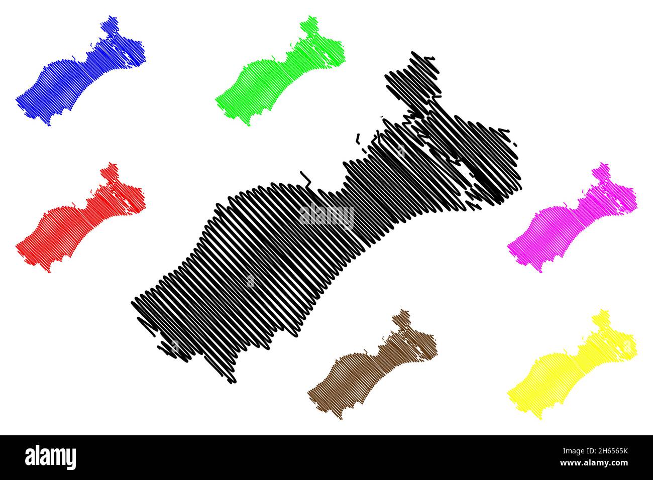 Balasore district (Odisha State, Republic of India) map vector ...