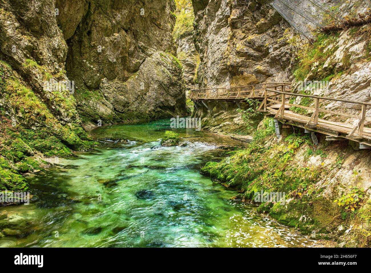 Vintgar gorge, Slovenia Stock Photo - Alamy