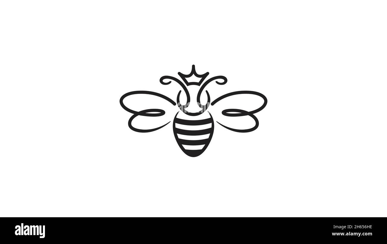 Queen bee vector Stock Vector Images - Alamy