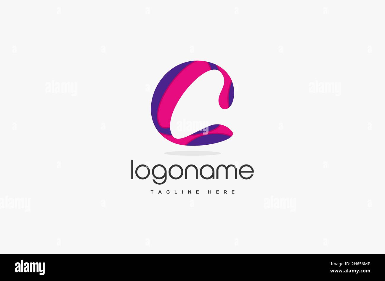 letter c playful logo design, fun logo Stock Vector Image & Art - Alamy