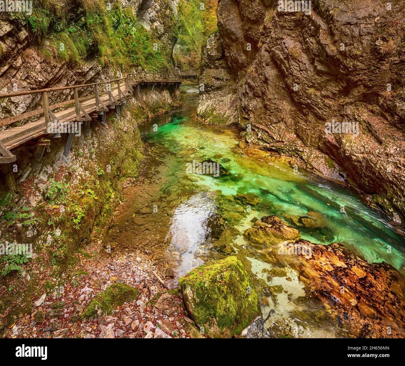 Vintgar gorge, Slovenia Stock Photo - Alamy