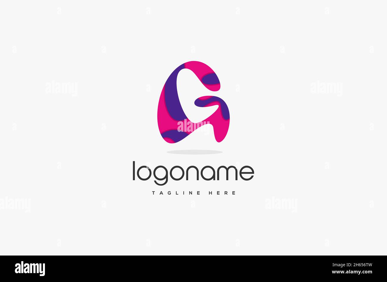 letter G playful logo design, fun logo Stock Vector Image & Art - Alamy