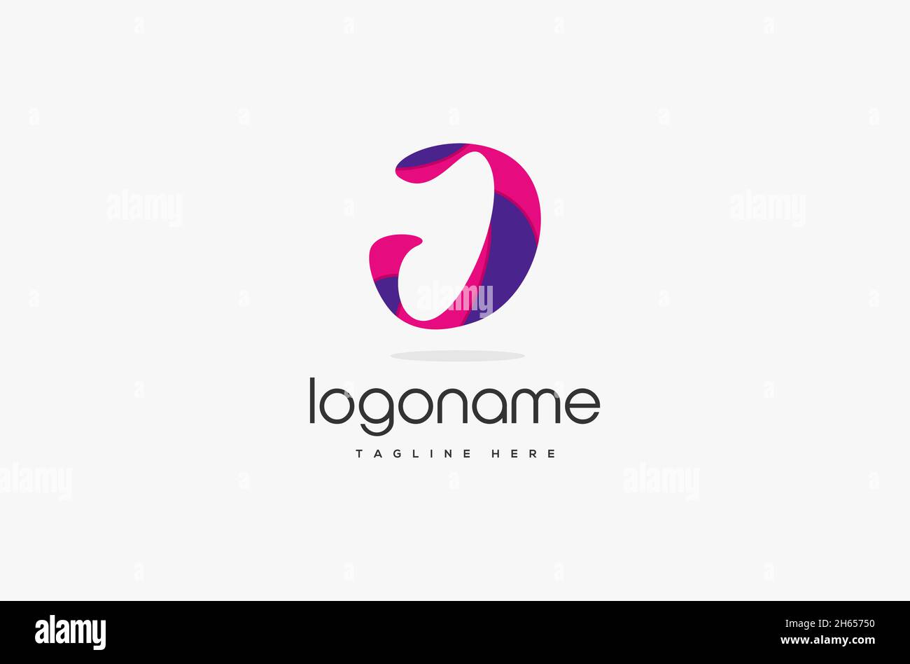 letter J playful logo design, fun logo Stock Vector Image & Art - Alamy