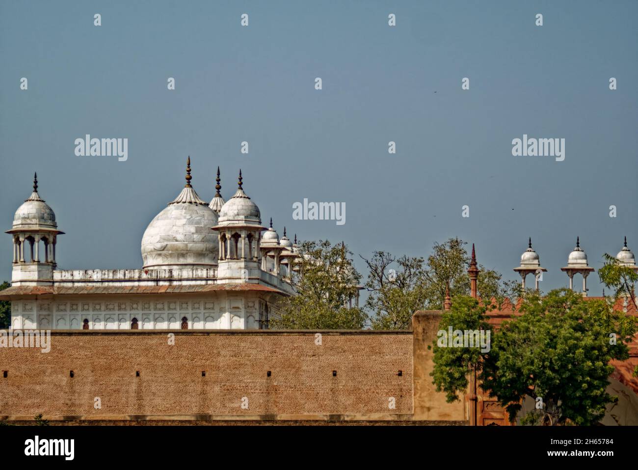 Moti Masjid, Agra Fort Stock Photo - Alamy