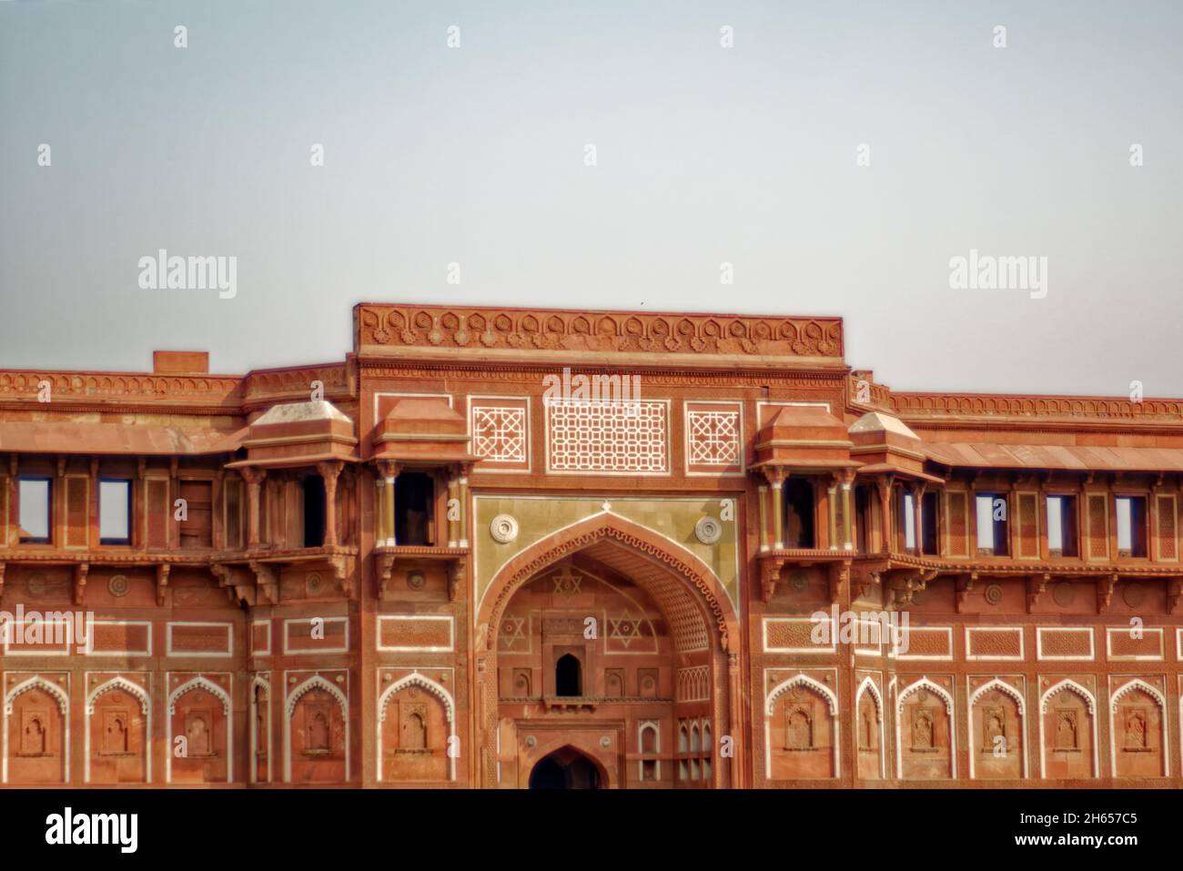 Entrance, Agra Fort Stock Photo - Alamy