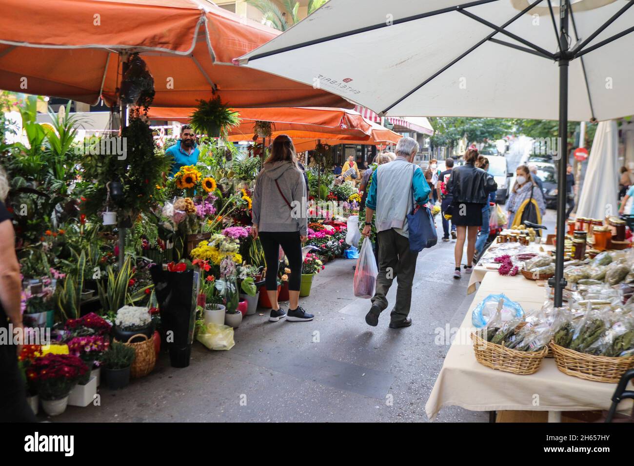 Exarchia market athens greece hi-res stock photography and images - Alamy