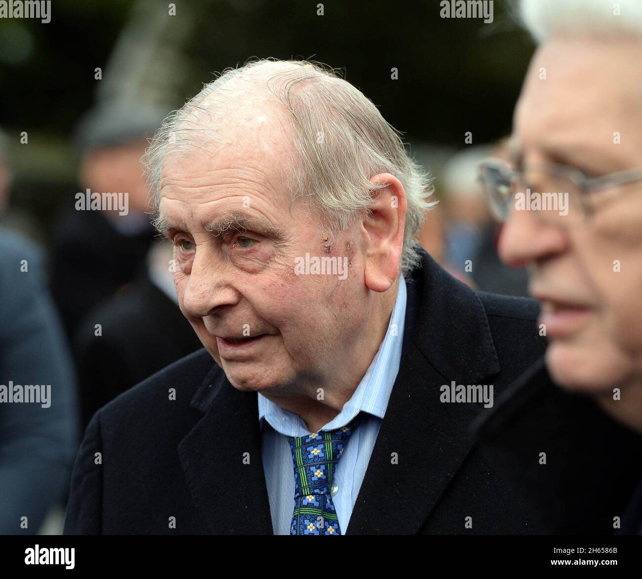 Former SDLP MP Dr Joe Hendron attends the second funeral service of ...