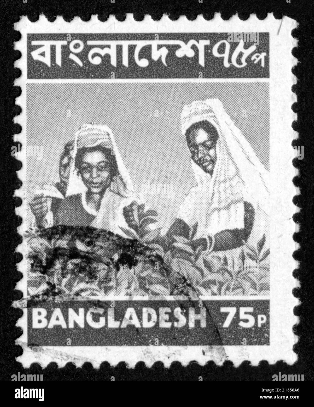 Bangladesh postage stamp Black and White Stock Photos & Images - Alamy