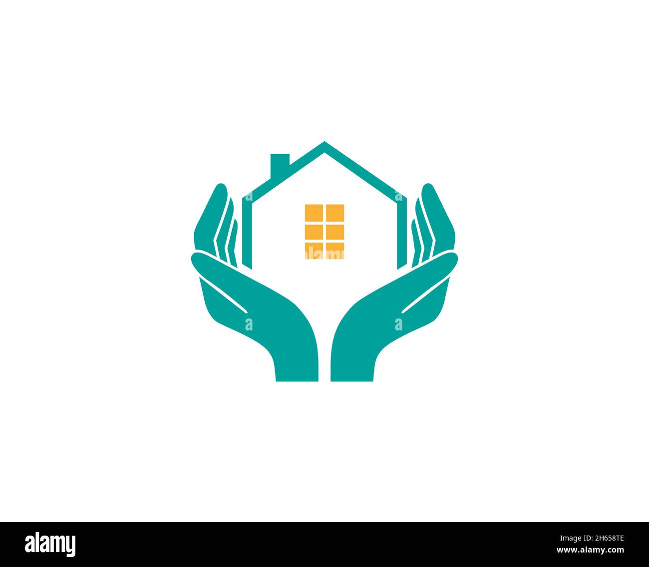 House Holding Care logo Vector Design Illustration Stock Vector Image ...