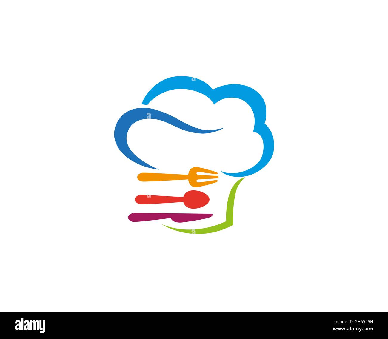 Spoon fork logo hi-res stock photography and images - Alamy