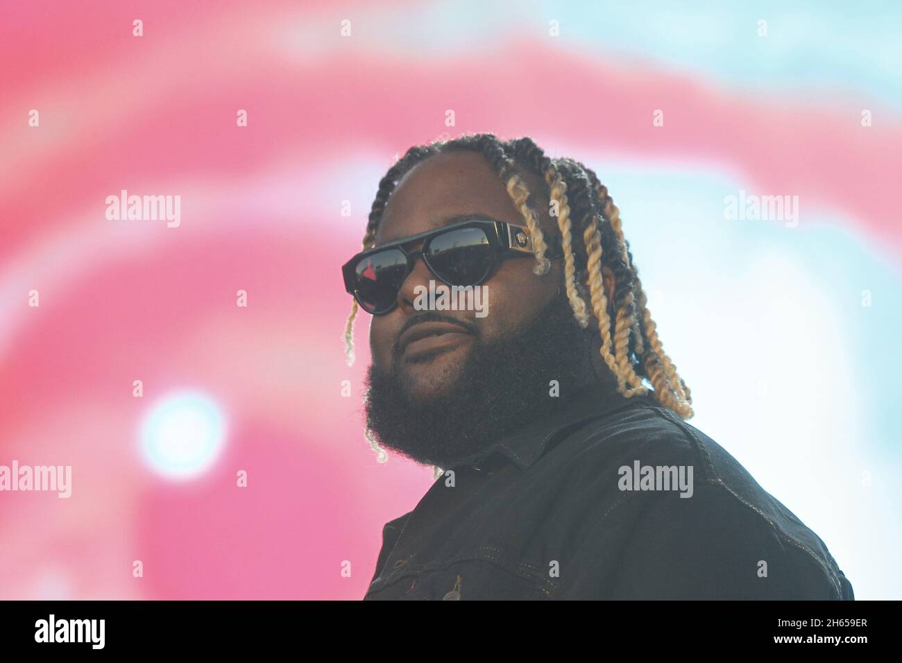 Las Vegas, USA. 13th Nov, 2021. Bas performs on stage during the Day N ...