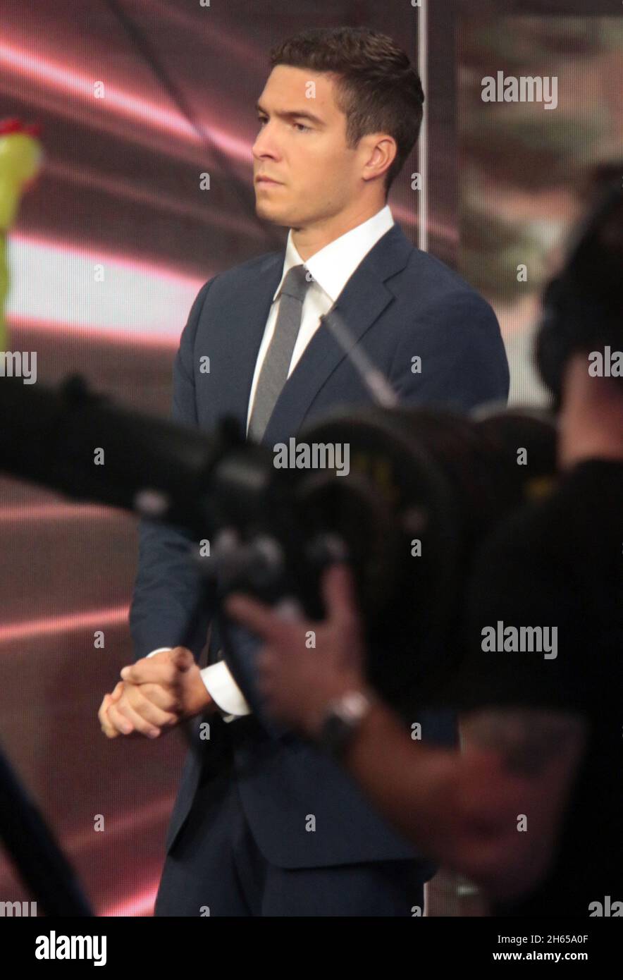 New York, NY, USA. 12th Nov, 2021. Will Reeve on the set of Good ...