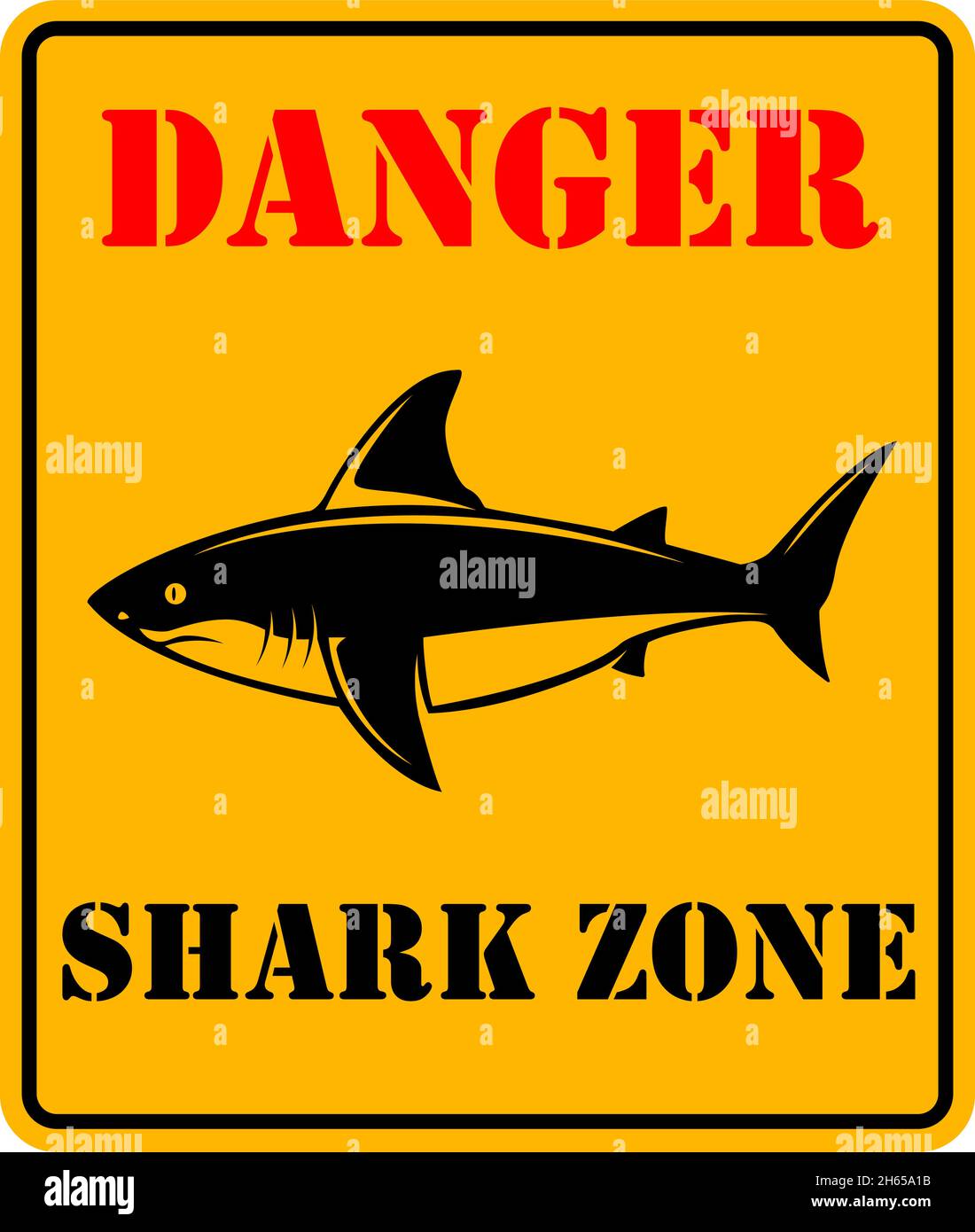 Safety sign danger dangerous swim Stock Vector Images - Alamy