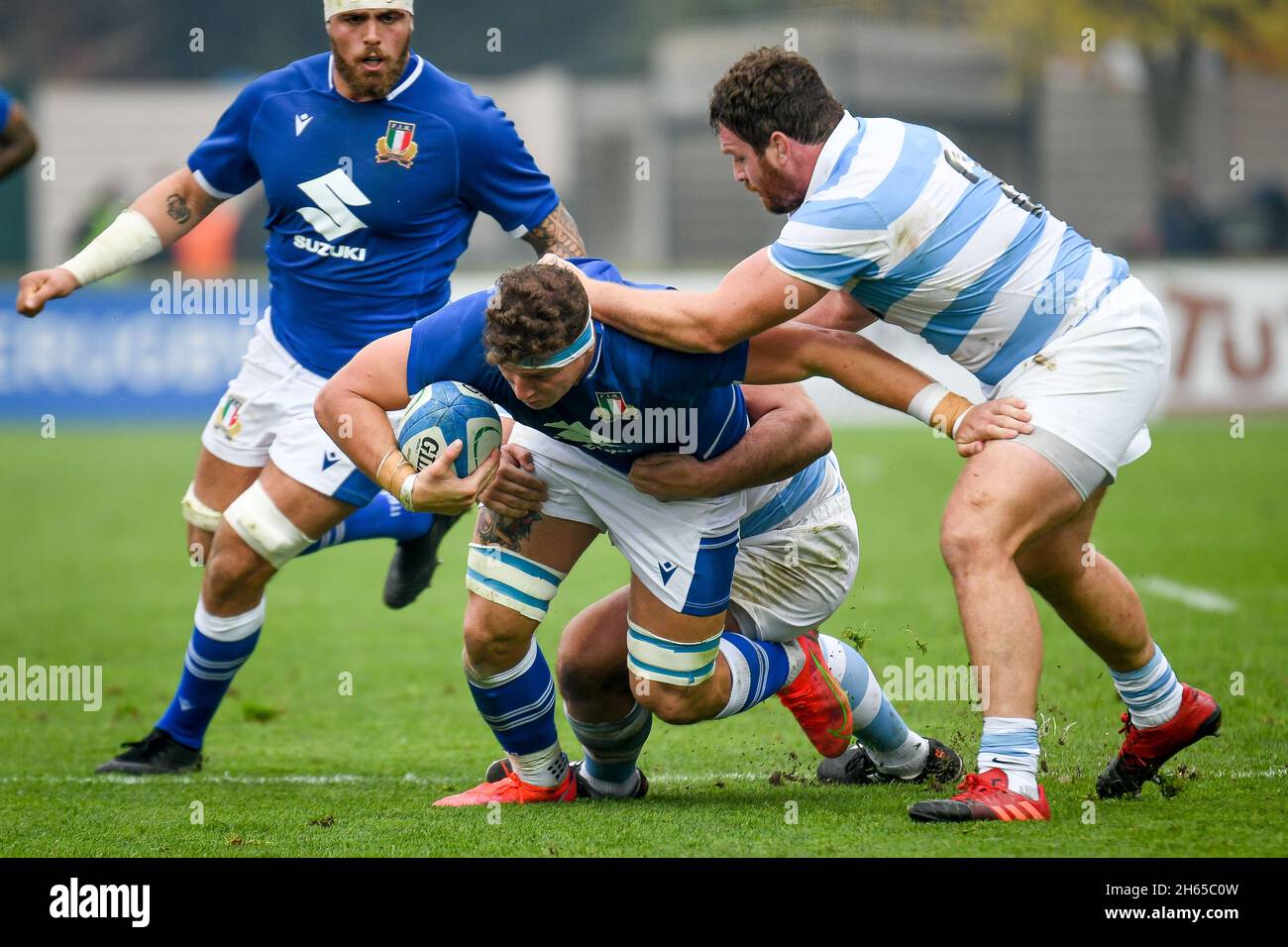 Monigo stadium, Treviso, Italy, November 13, 2021, Giovanni Licata ...