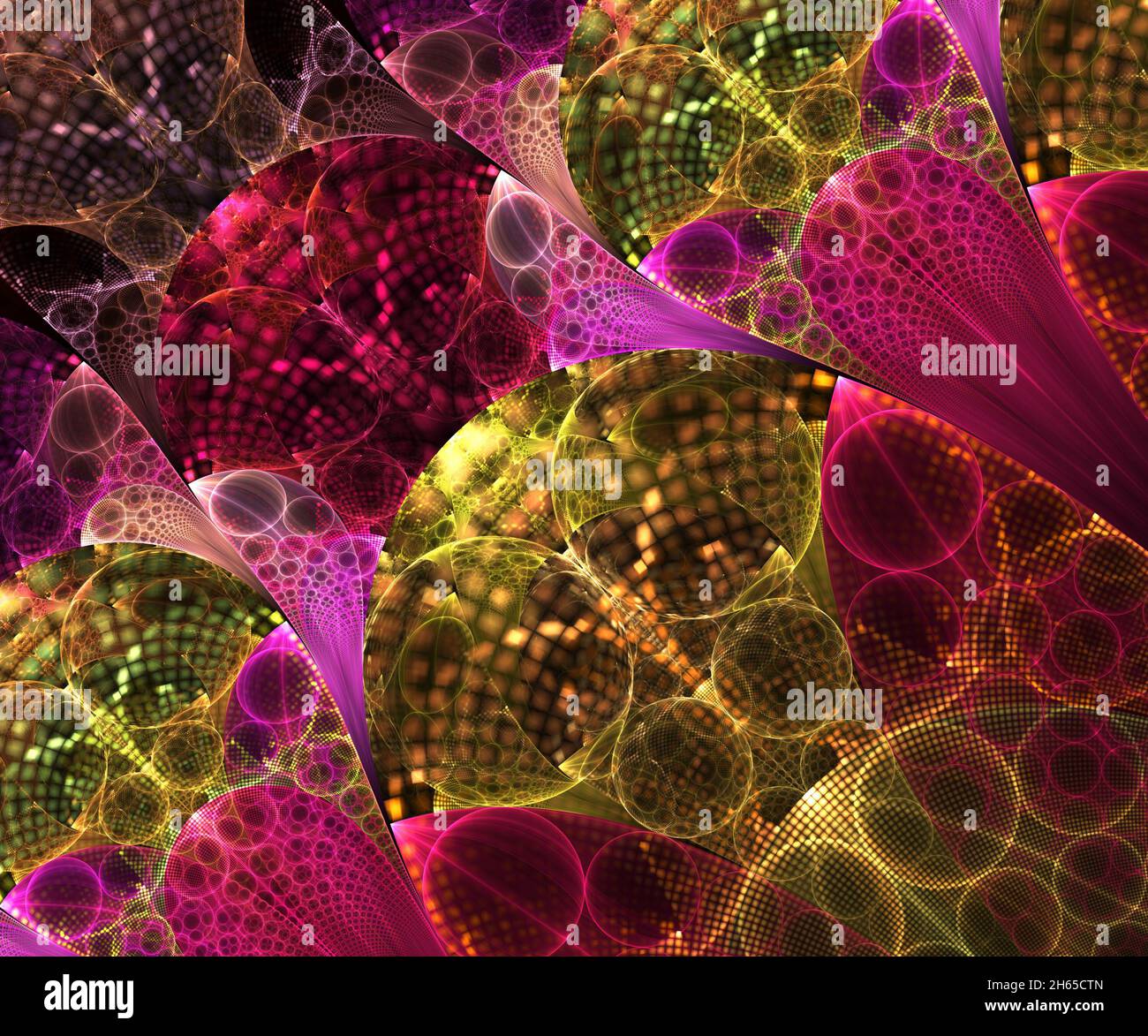 Computer generated fractal artwork for creative art,design and ...