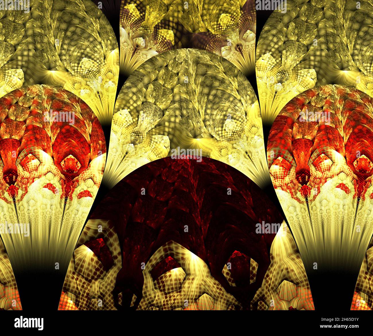 Computer generated fractal artwork for creative art,design and ...