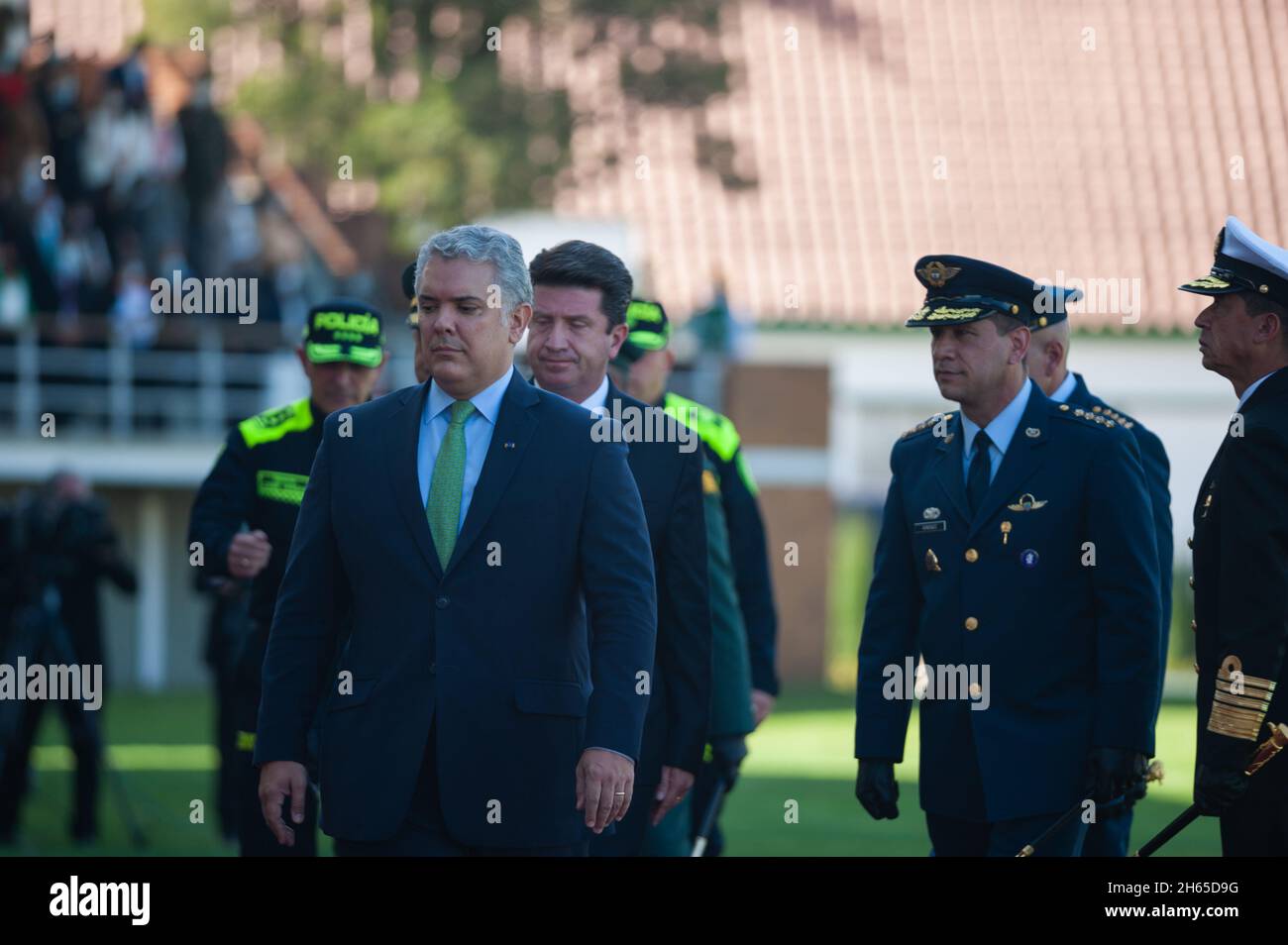 Colombia's president Ivan Duque Marquez during an event were Colombia's ...