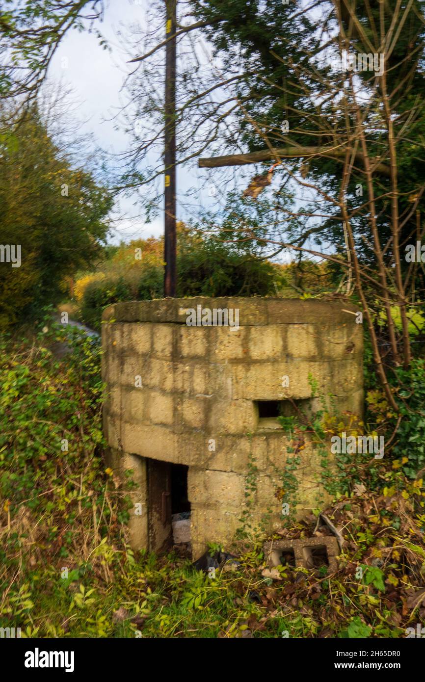 World war one pill box hi-res stock photography and images - Alamy