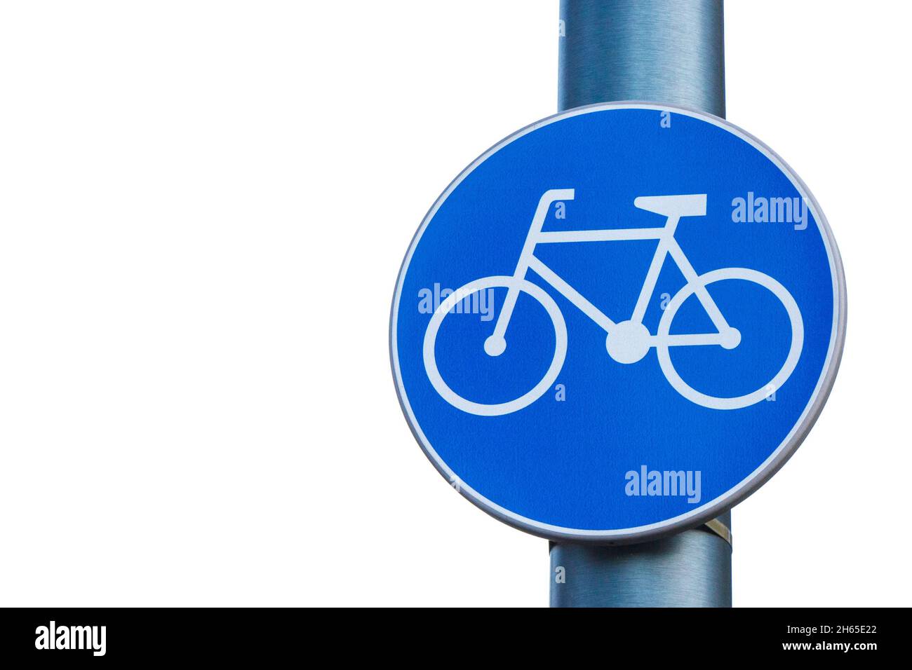 Bikeway road sign Cut Out Stock Images & Pictures - Alamy