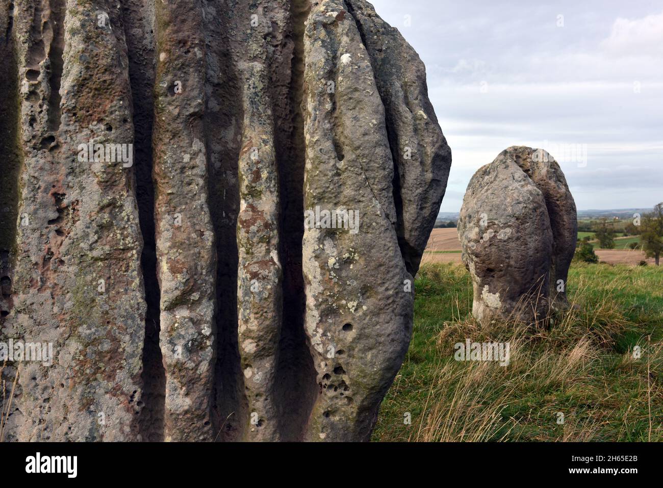 Duddo Five Stones early Bronze Age stone circle in Northumberland, UK ...