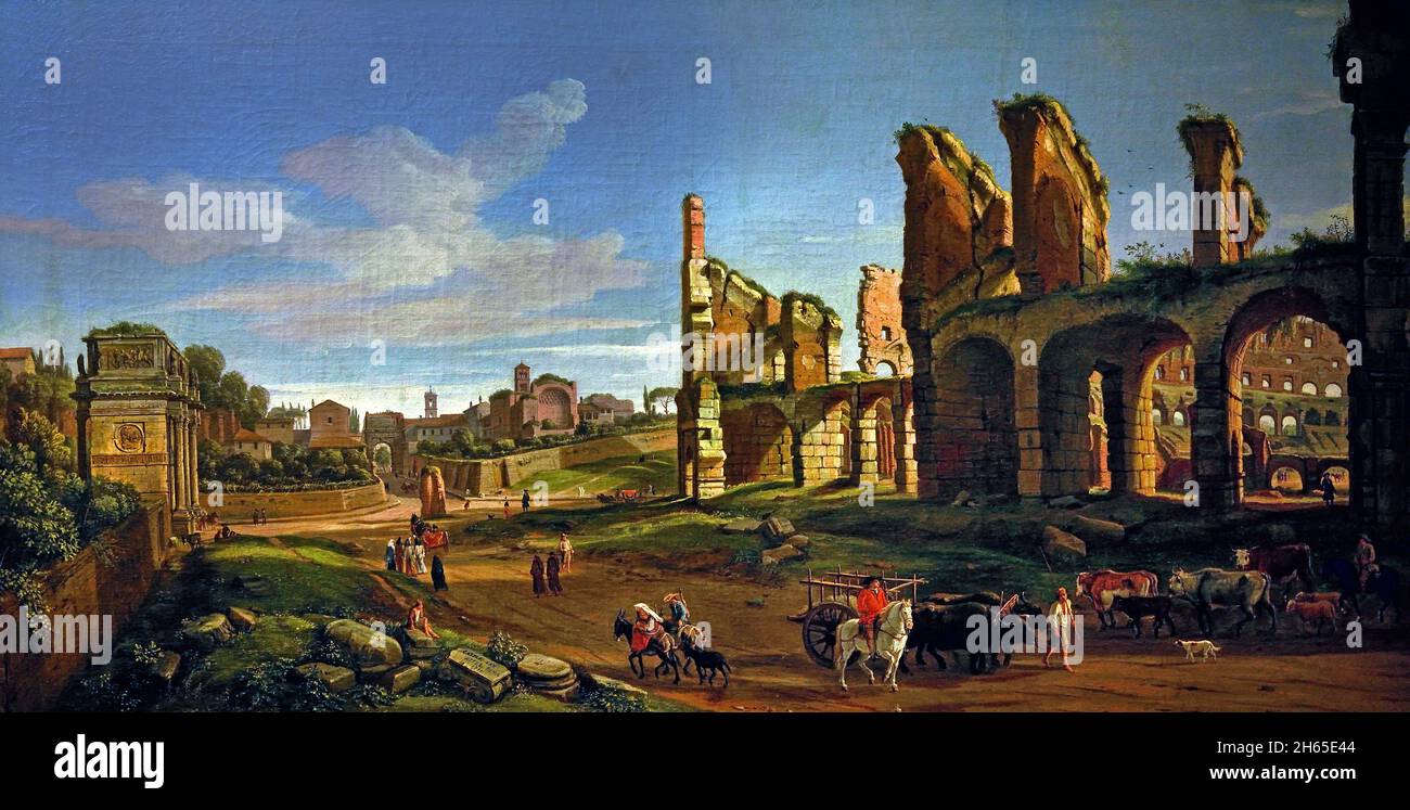 Colosseum, Rome by Caspar Adriaansz. van Wittel ,(Vanvitelli), 1652 ...