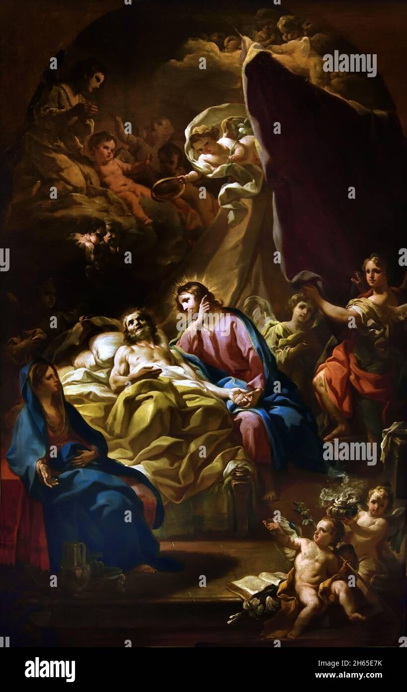 The death of st joseph 1735 1738 hi-res stock photography and images ...
